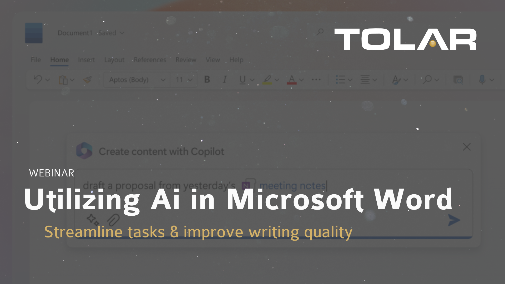 AI & Microsoft Word - Webinar Registration
